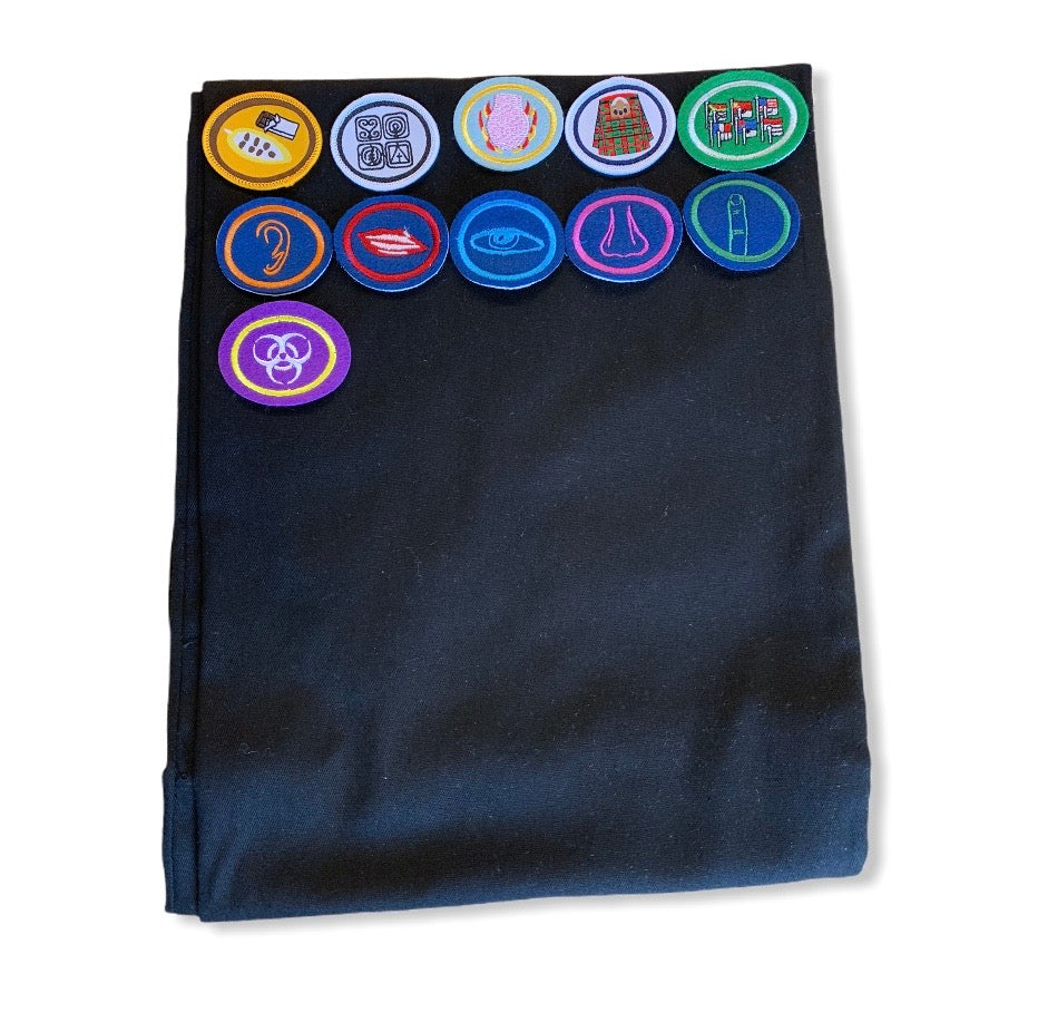 Pathfinder Black Sash - Super Wide for 5 badges across – BUC