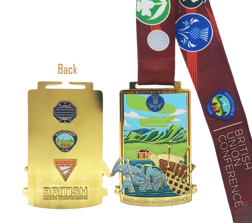Scottish Mission Challenge Accepted Medal & Lanyard – BUC